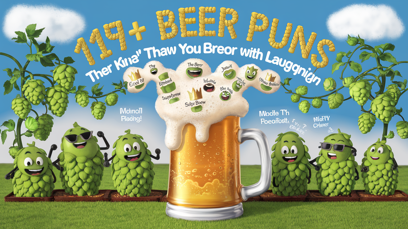 147+ Beer Puns That'll Have You Brewing with Laughter – Puns And Paws