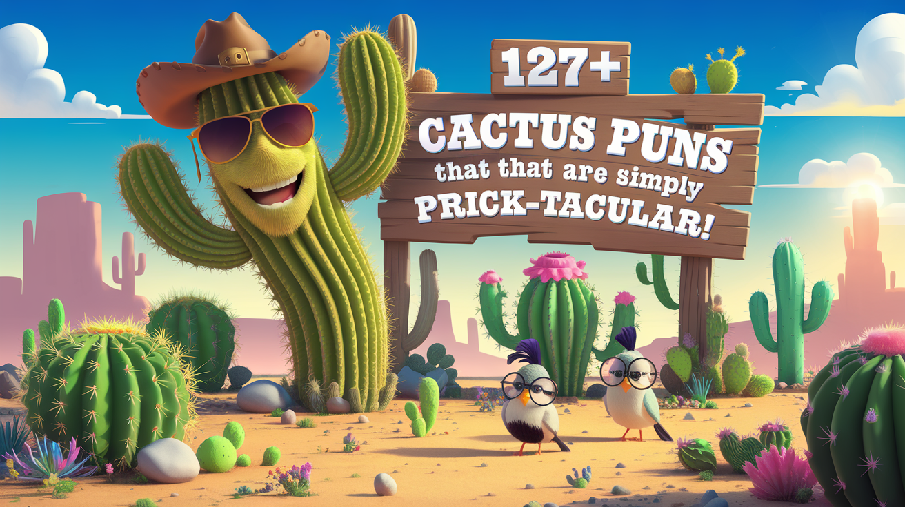 127+ Cactus Puns That Are Simply Prick-tacular! – Puns And Paws