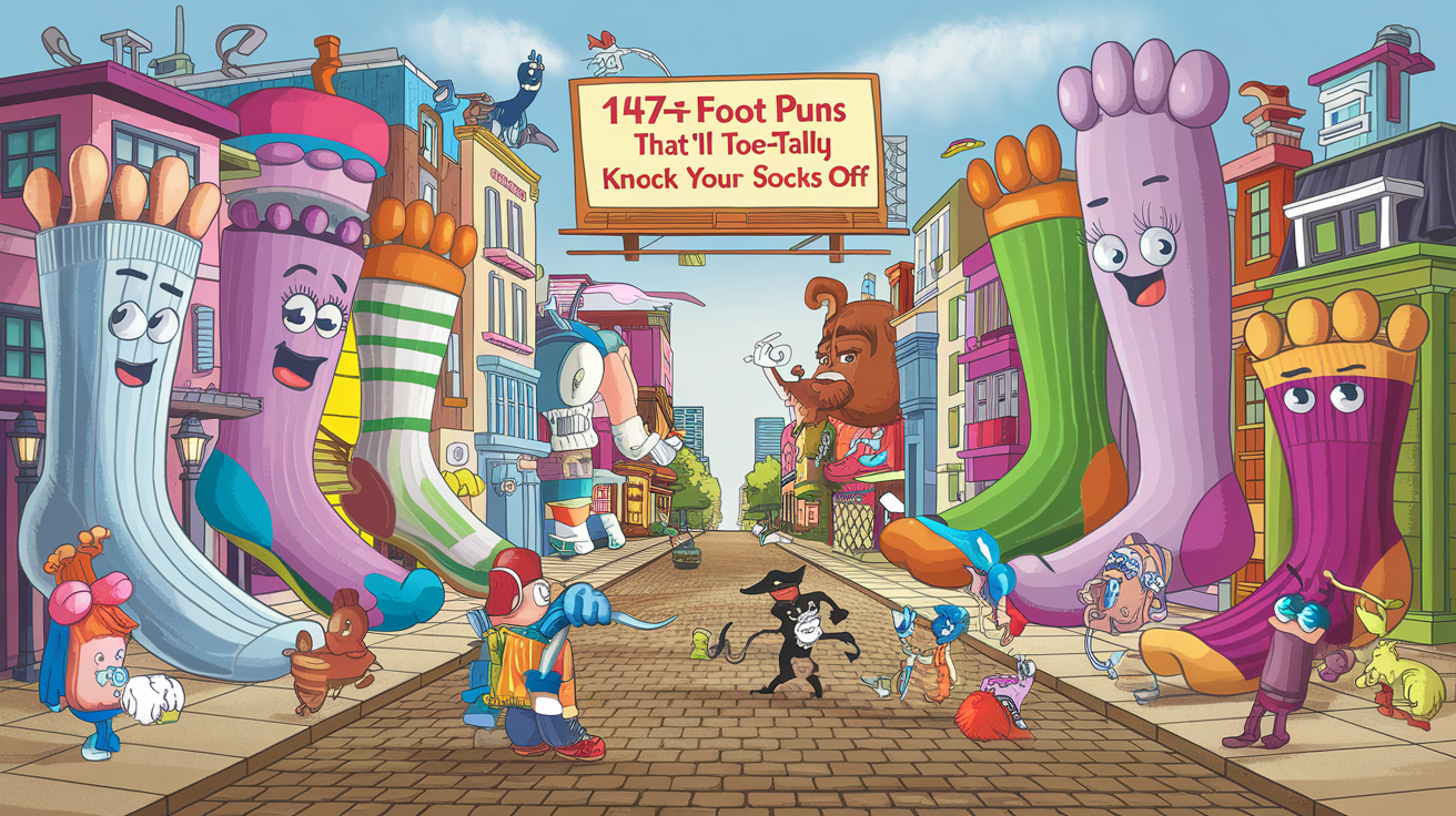 147+ Foot Puns That'll Toe-tally Knock Your Socks Off – Puns And Paws