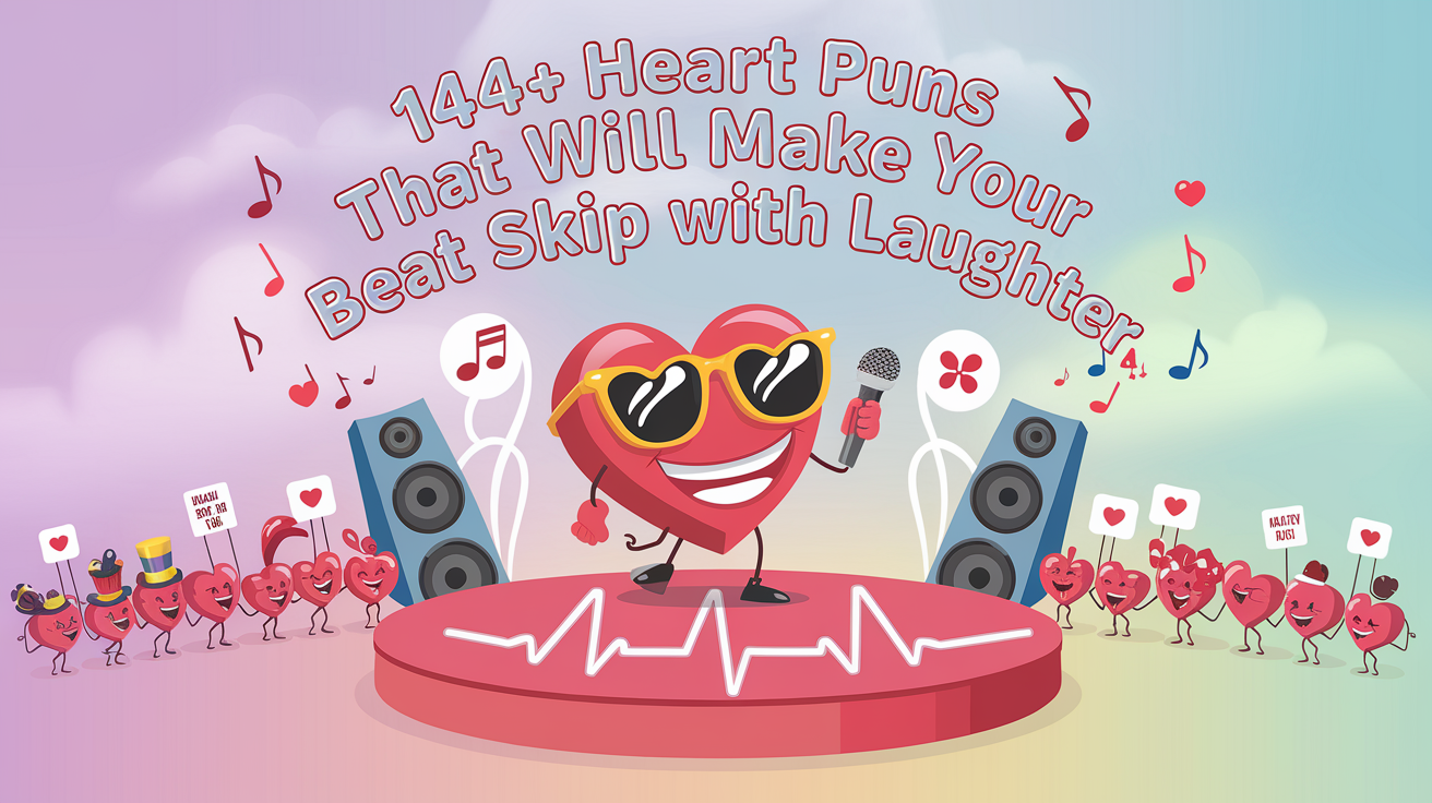 144+ Heart Puns That Will Make Your Beat Skip with Laughter – Puns And Paws