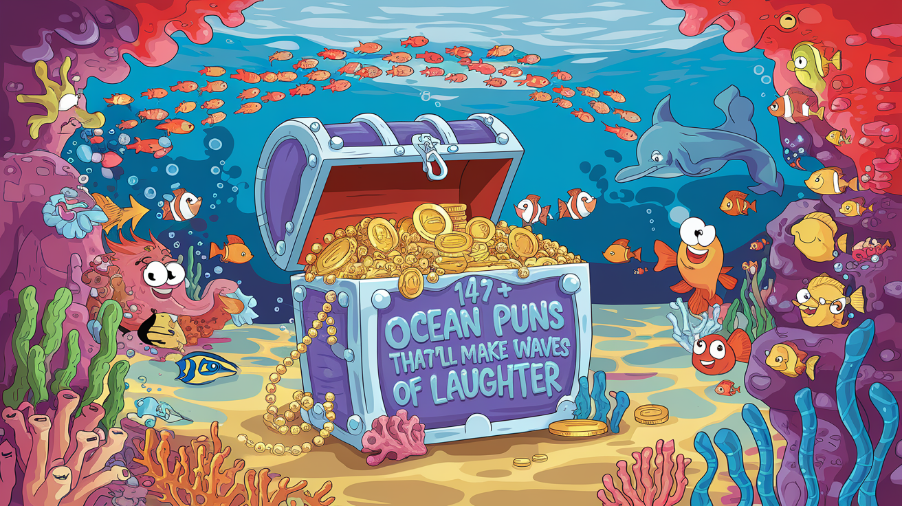 147+ Ocean Puns That'll Make Waves of Laughter – Puns And Paws