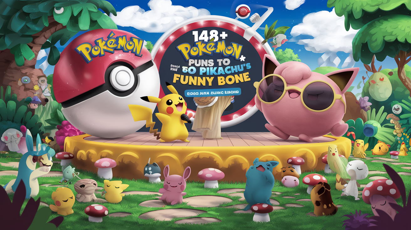 148+ Pokemon Puns to Pikachu's Funny Bone – Puns And Paws