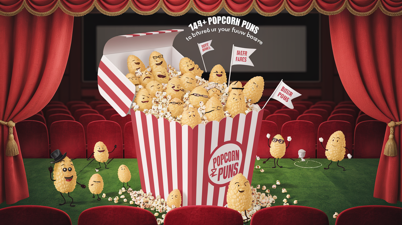 143+ Popcorn Puns to Butter Up Your Funny Bone – Puns And Paws