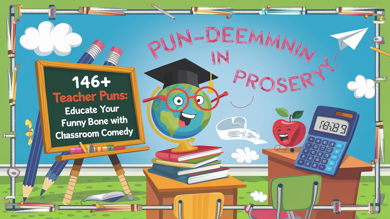 146+ Teacher Puns: Educate Your Funny Bone with Classroom Comedy – Puns ...